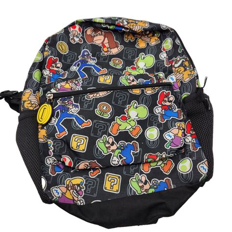 Super Mario Bros Backpack 2018 Nintendo Backpack Mario Characters