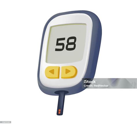 당뇨병 그림 혈당계는 혈당계와 당뇨병 인슐린 펌프로 혈당 수치를 확인합니다 당뇨병을 앓고 있는 캐릭터가 질병에 대한 치료를 받고 있습니다 3d 스타일 벡터 일러스트 레이 션