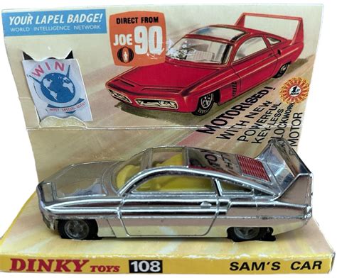 Vintage 1967 Gerry Andersons Joe 90 Dinky Toys Number 108 Sam Loover S