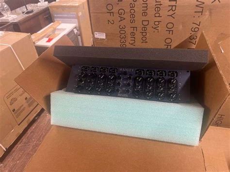 Manley Massive Passive Stereo Tube Equalizer North American Auction Llc