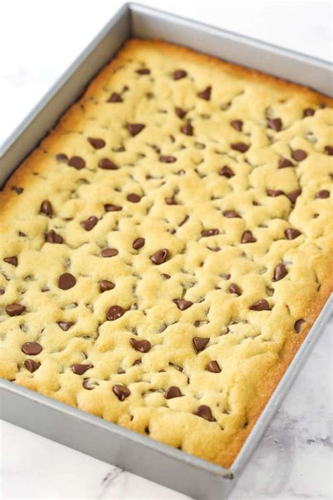Sheet Pan Chocolate Chip Cookie Cake Life Love And Sugar