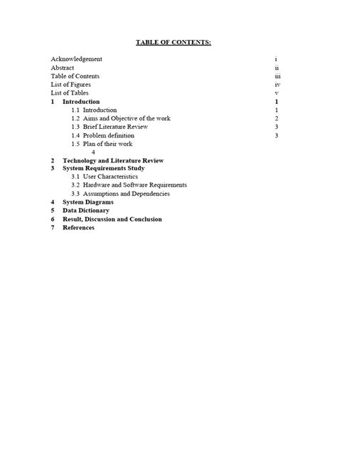 Project Report Format Pdf