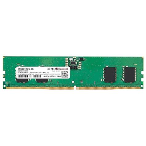 Buy Transcend Jetram 8gb 1x8gb 1gx16 X4 Ddr5 5600 Cl46 1 1v Desktop Memory