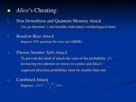 Ppt Implementation Of Practically Secure Quantum Bit Commitment Protocol Powerpoint