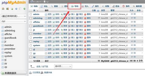使用phpmyadmin导出mysql数据库或表 csdn博客