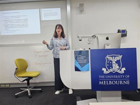 Anne Sutherland Launched The Guest Lectures Series In My Melbourne Law