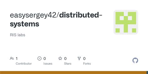 Github Easysergey42distributed Systems Ris Labs · Github