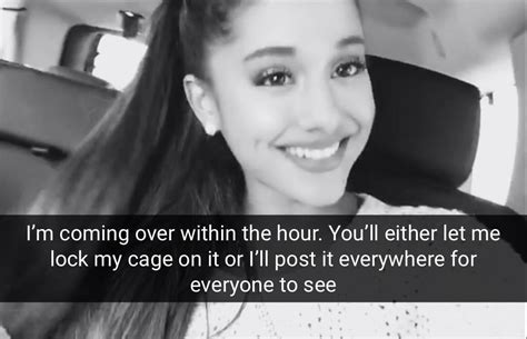 Ariana Grande Blackmail R Humiliationcaptions