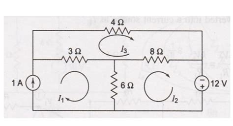 solved find the mesh currents i1 i2 i3 for the