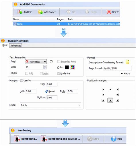 Boxoft PDF Bates Numbering Stamp PDF Documents Based On Their Page Numbers Dates And Times