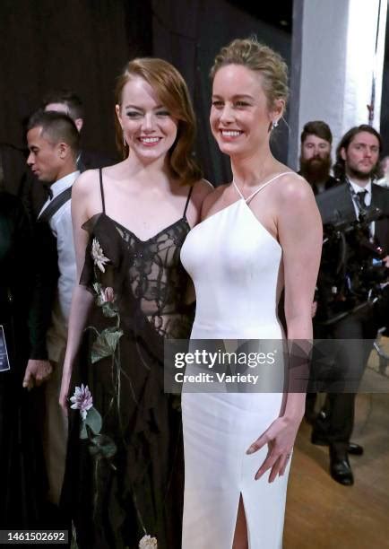 Brie Larson Emma Stone Photos And Premium High Res Pictures Getty Images