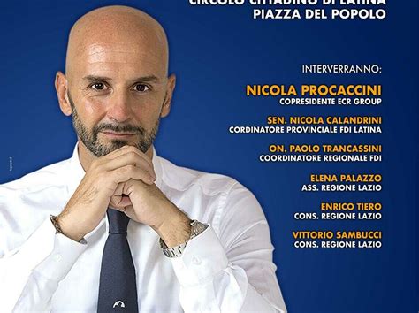 Leuroparlamentare Nicola Procaccini Presenta La Sua Ricandidatura Al