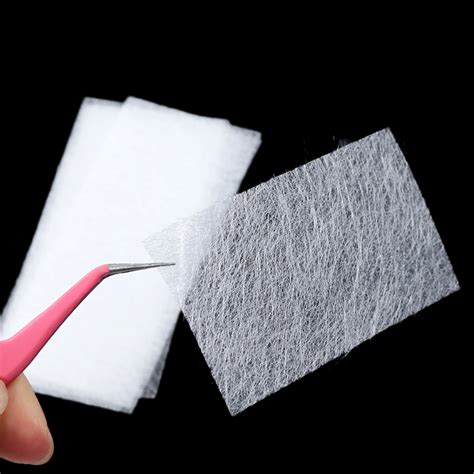 10 шт упак волокна шелка для наращивания ногтей формы нетканый материал шелка УФ гель здание