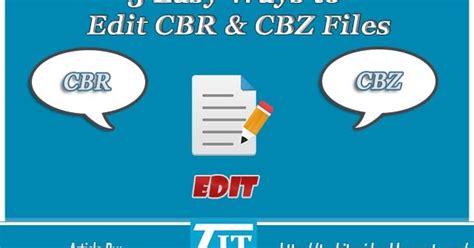 3 Easy And Quick Ways To Edit Cbr Or Cbz Files