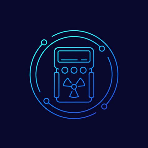 Radiation Detector Icon Linear Design 17112452 Vector Art At Vecteezy