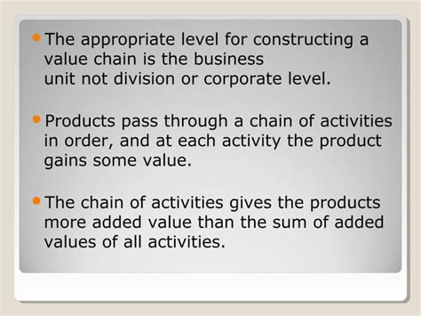 Customer Value Chain Ppt