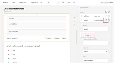 Form Builder With Conditional Logic SurveyJS