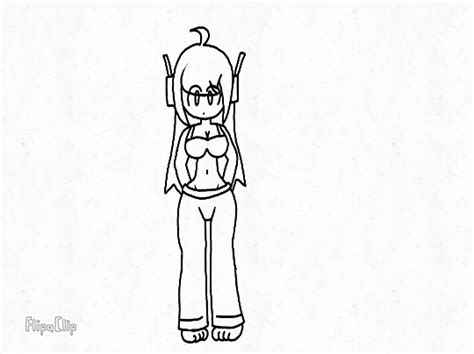 Rule 34 Animated Black And White Bottomless Cave Story Curly Brace Female Nude Simple