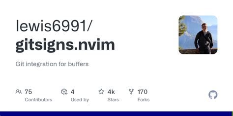 Github Lewis6991gitsignsnvim Git Integration For Buffers