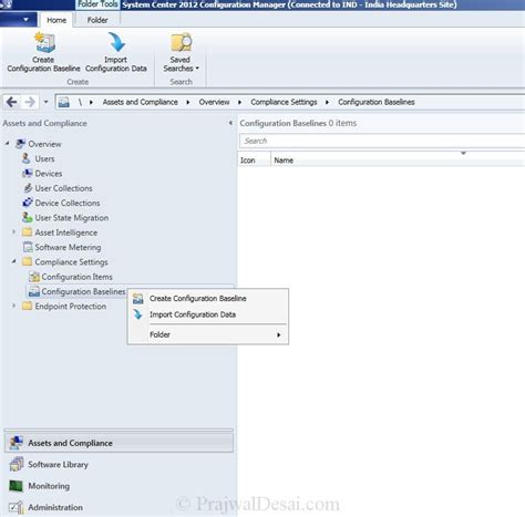 SCCM 2012 Compliance Settings PrajwalDesai Com