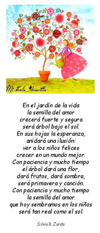 Los Mejores Poemas Para El Jardín De Infantes