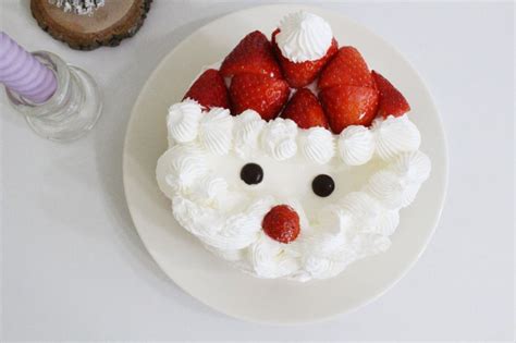 크리스마스 케이크 준비산타 딸기 케이크 만들기 네이버 블로그