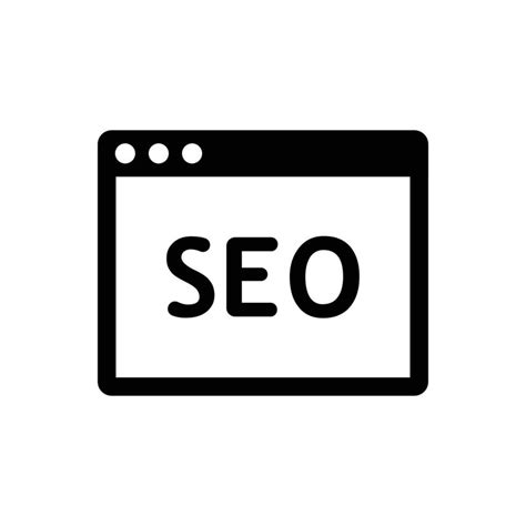 Search engine optimization icon 24212558 Vector Art at Vecteezy