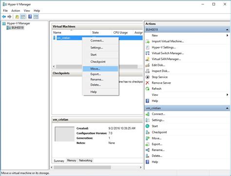 Hyper V Manager