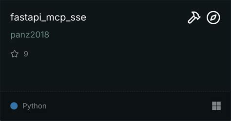 FastAPI MCP SSE Glama