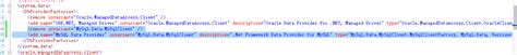 异常 Unable To Determine The Provider Name For Provider Factory Of Type