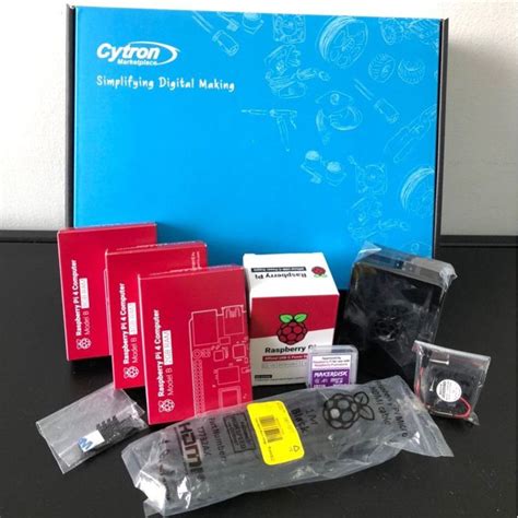 official raspberry pi 4 model b 4gb และชุดอุปกรณ์