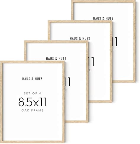 Haus And Hues Set Of 4 Certificate Frames 8 5 X 11 Picture Frames 8 5 X 11 Document Frames 8