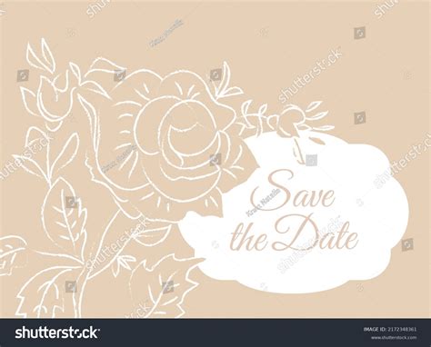 Save Date Vector Concept Art Background Stock Vector Royalty Free 2172348361 Shutterstock