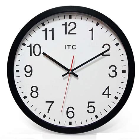 Infinity Instruments Itc Obsidian Round Wall Clock