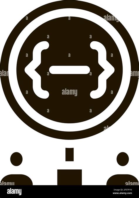 deadlock research icon vector glyph illustration stock vector image