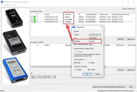 Assigning Nicknames To Debug Probes Mcu On Eclipse