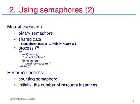 Ppt More On Process Synchronization Semaphore Monitor Condition
