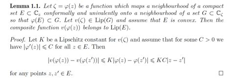 Complex Analysis Lipschitz Functions Theorem 1 4 Of Condenser Capacities And Symmetrization