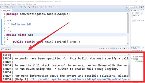 How To Fix Maven Error No Goals Specified 2024 Testingdocs