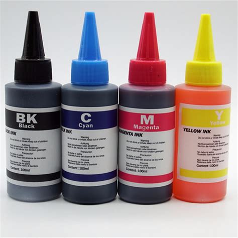 4 x 100ml Refill Ink Kit For Canon and HP Inkjet Printers – Store Relenado