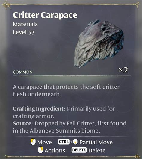 How To Get Critter Carapace In Enshrouded Thralls Of Twilight Update