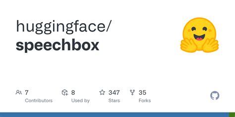 Github Huggingface Speechbox
