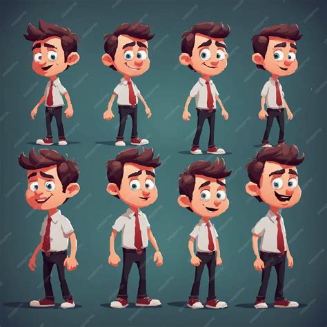 Set Of Different Positions Of Hands Legs Head For Animation Premium Ai Generated Vector