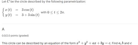 Let C Be The Circle Described By The StudyX