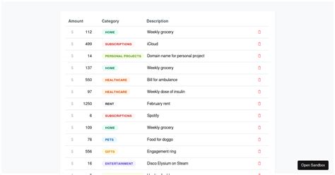 Mantine Core Examples CodeSandbox