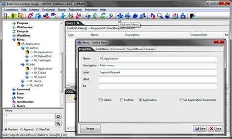 Oberon Tutorial Create New Web Application