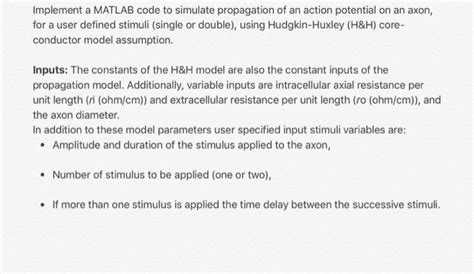 Implement A MATLAB Code To Simulate Propagation Of An Chegg