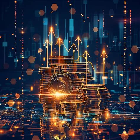 Premium Photo Future Financial Design With Bitcoin