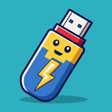 Cartoon Flash Memory For Computer In Vector Premium Ai Generated Vector