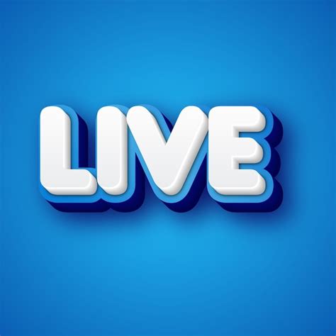 3d Text Live Images Free Download On Freepik